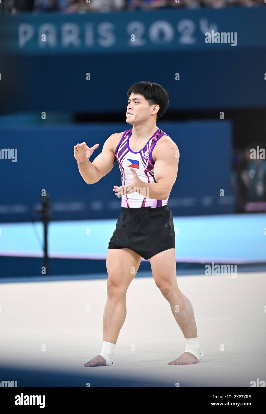 YULO Carlos Edriel of Philippines performs during the men's Artitic ...