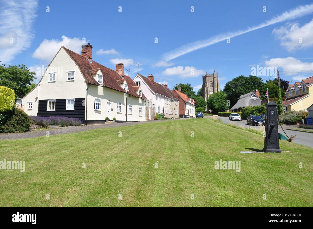 Monks eleigh suffolk village england hi-res stock photography and ...
