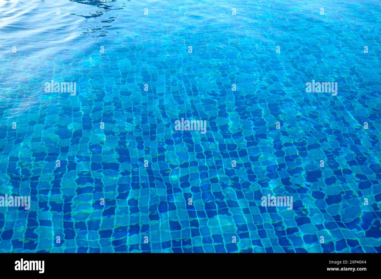 surface of blue swimming pool,background of water in swimming pool ...