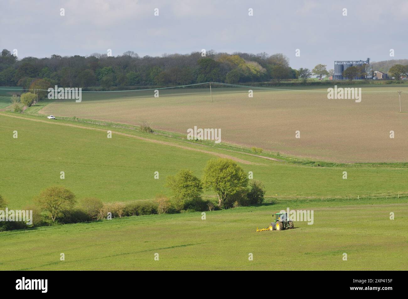 Farming landscape england tractor hi-res stock photography and images ...