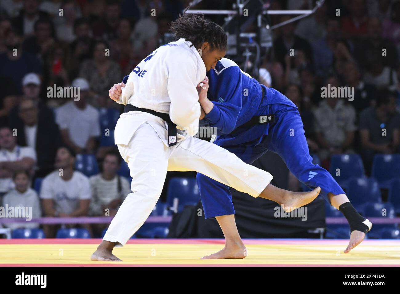Paris, France. 3rd Aug 2024. Sarah-Leonie Cysique (FRA) vs Timna Nelson ...