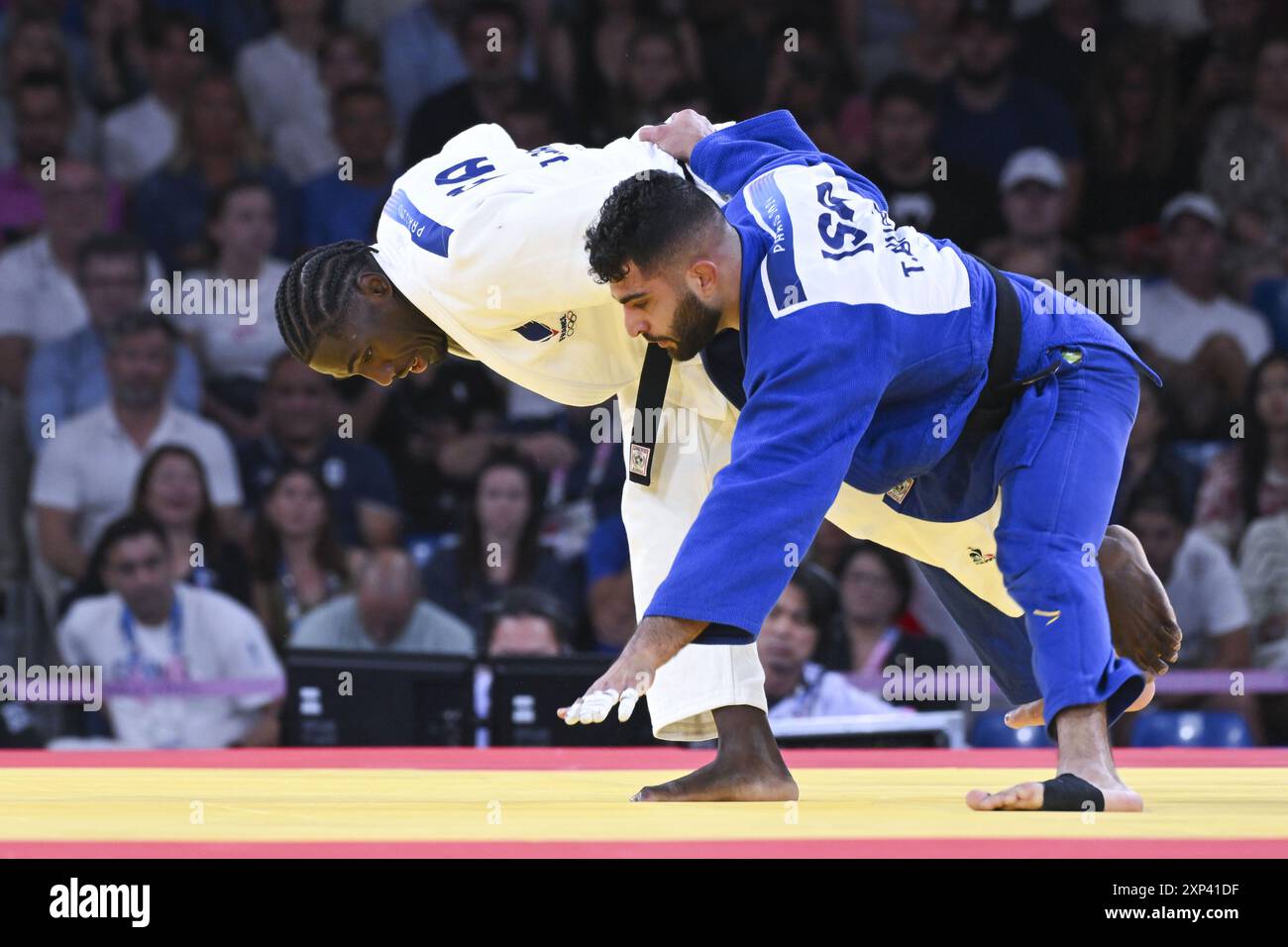 Paris, France. 3rd Aug 2024. Joan-Benjamin Gaba (FRA) vs Tohar Butbul ...