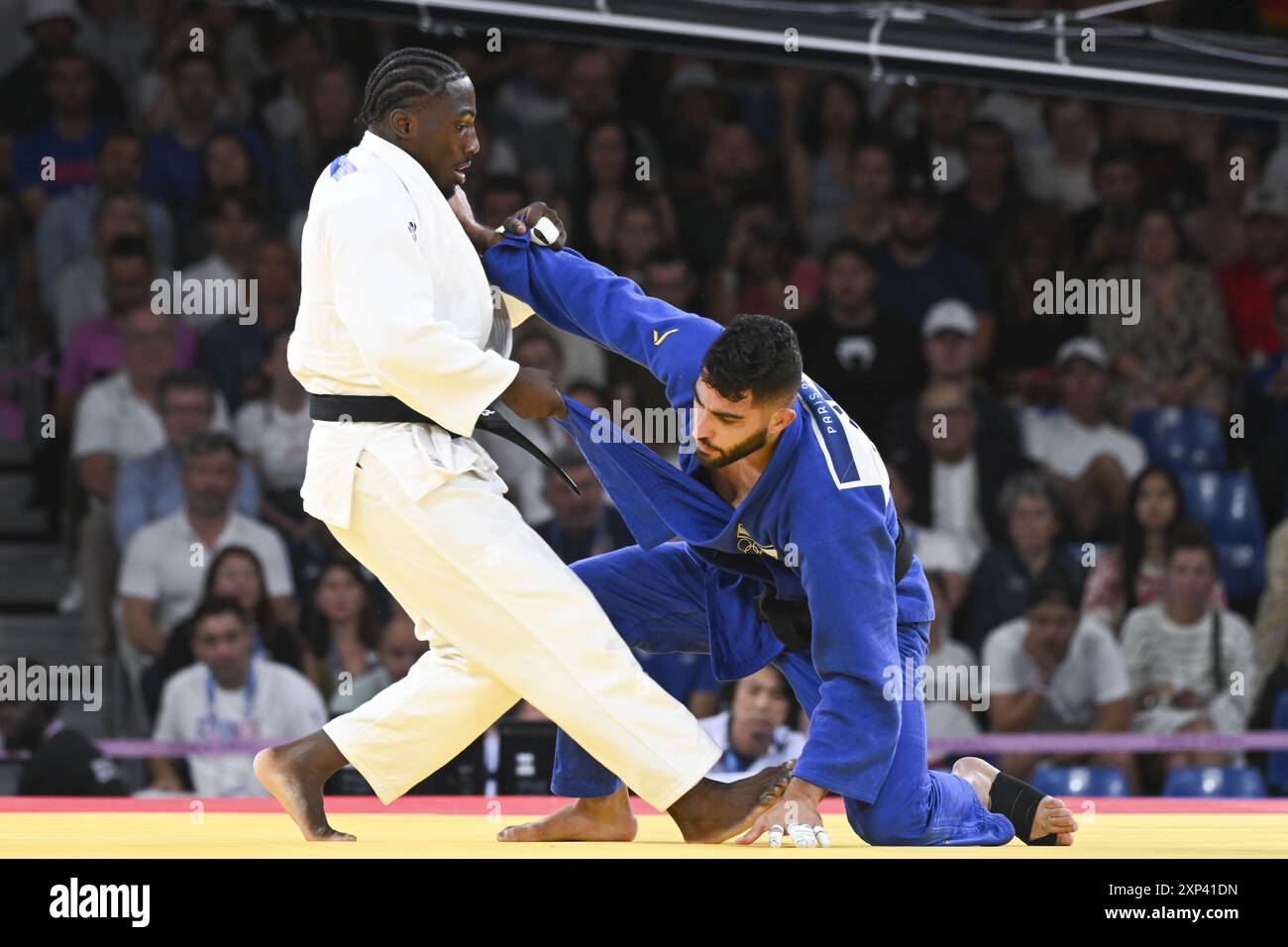 Paris, France. 3rd Aug 2024. Joan-Benjamin Gaba (FRA) vs Tohar Butbul ...