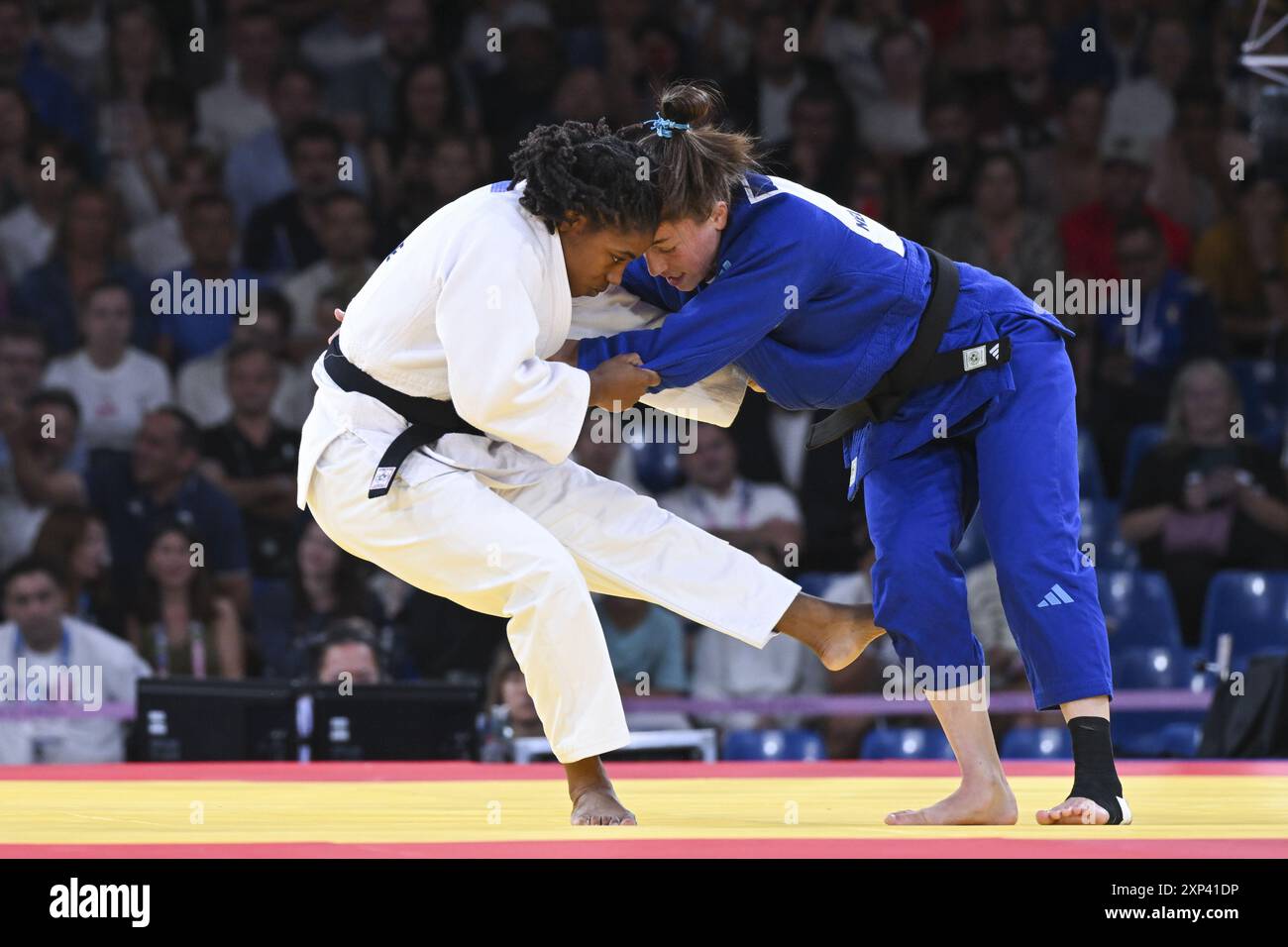 Paris, France. 3rd Aug 2024. Sarah-Leonie Cysique (FRA) vs Timna Nelson ...