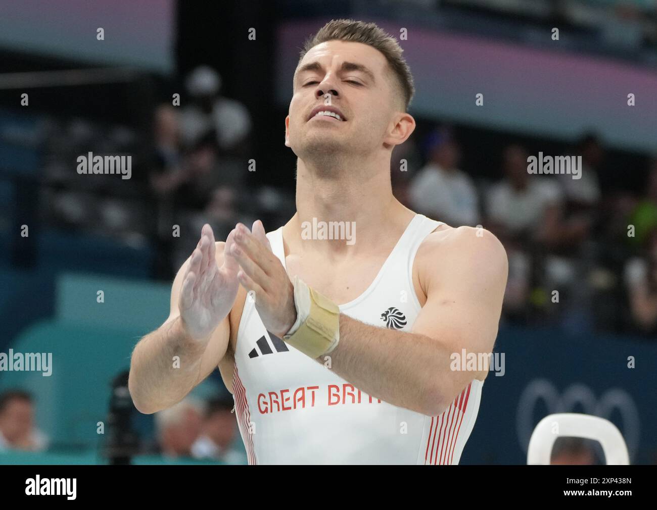 Paris, France. 03rd Aug, 2024. Max Whitlock of Great Britain performs ...