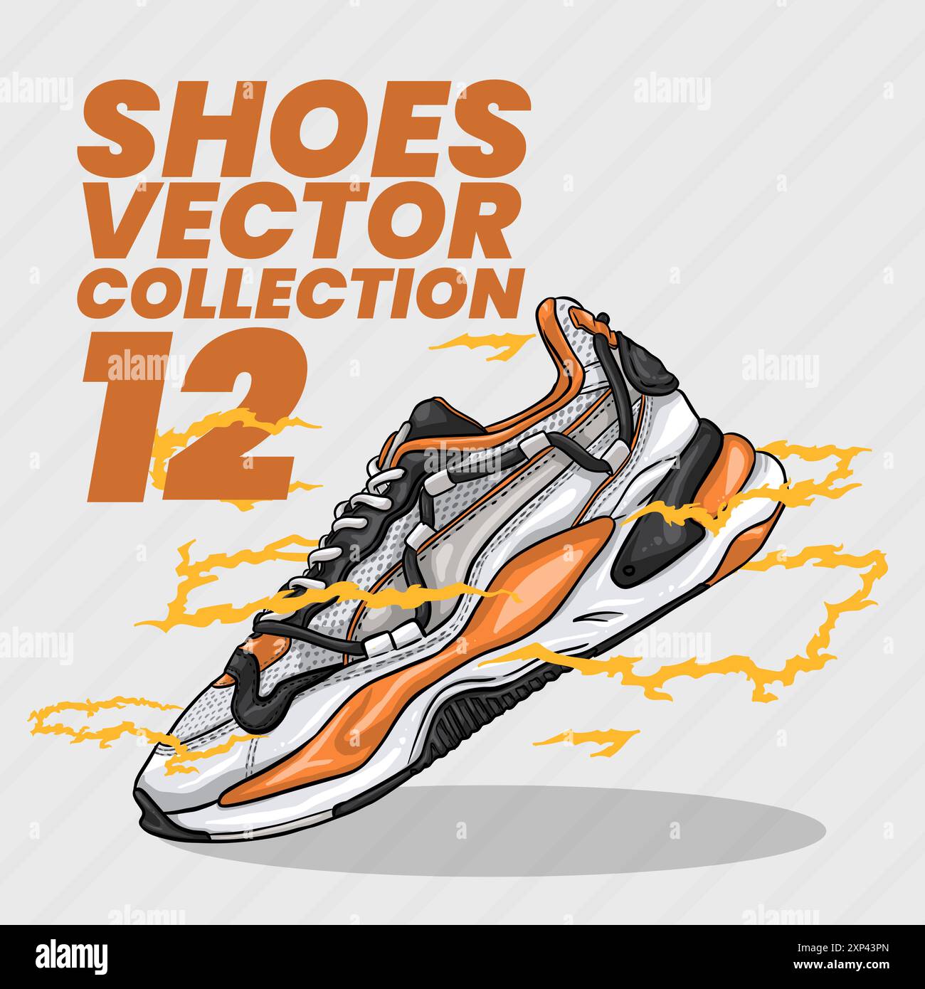 Designer trainers collection Stock Vector Images - Alamy