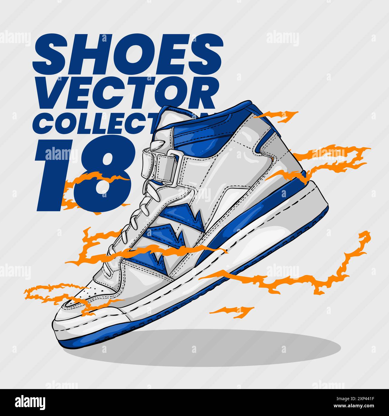 Walking shoes vector vectors hi-res stock photography and images - Alamy