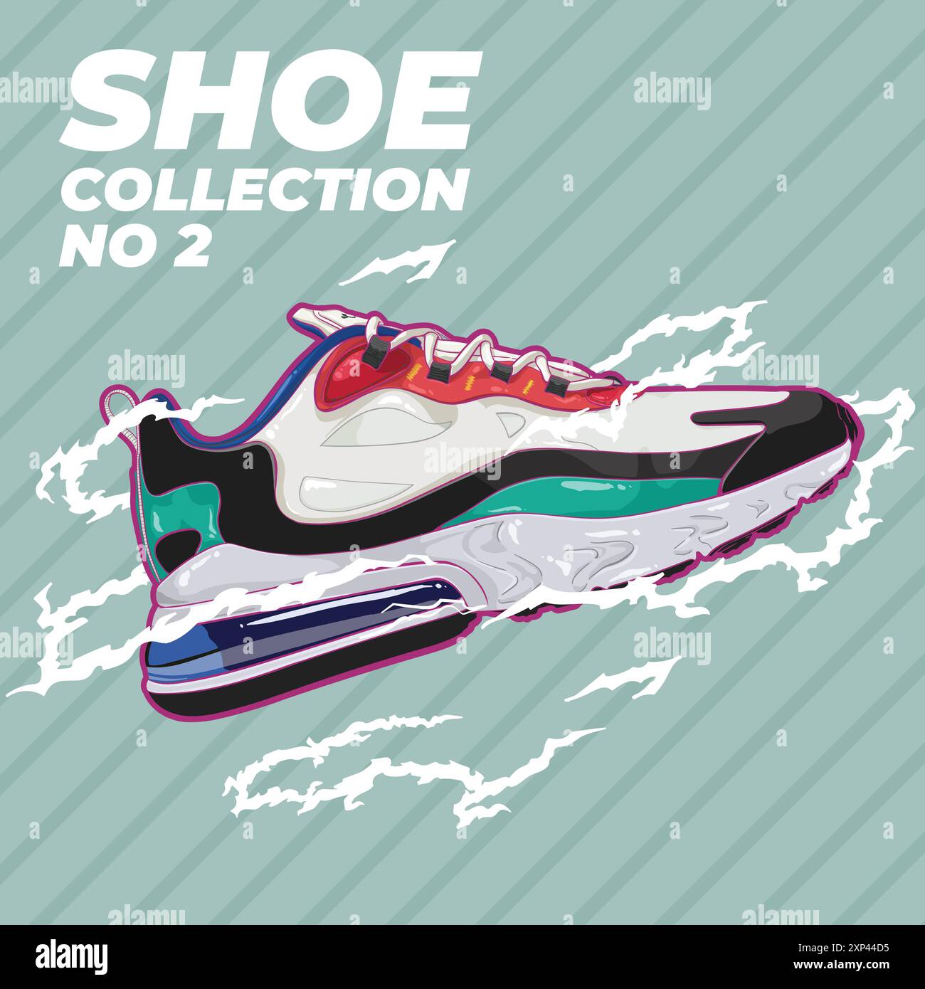 Designer trainers collection Stock Vector Images - Alamy