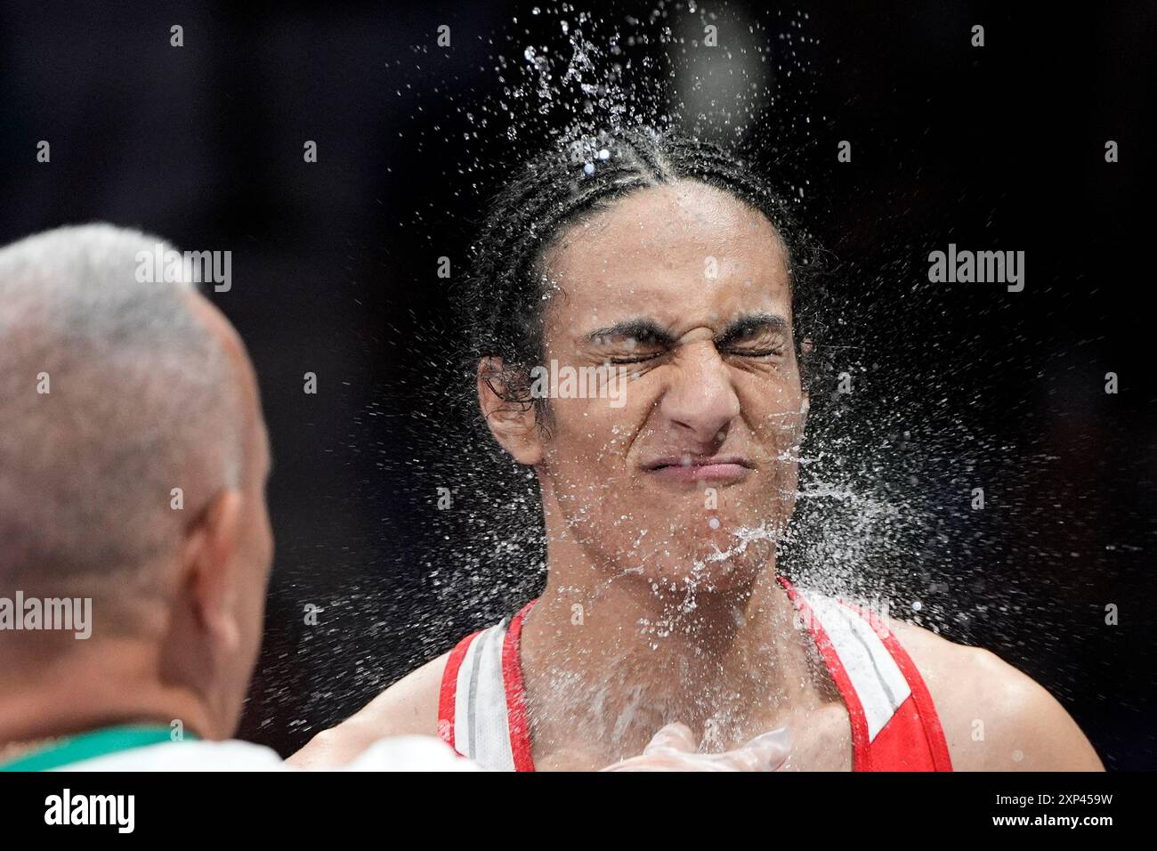 Algeria's Imane Khelif, prepares for fights Hungary's Anna Hamori in ...