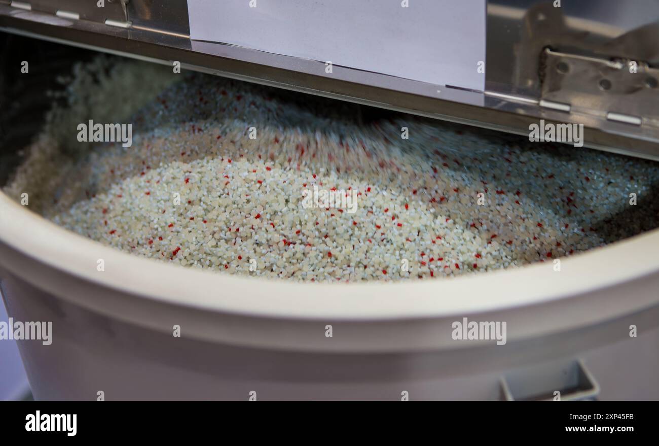 Plastic pellets manufacturing hi-res stock photography and images - Alamy