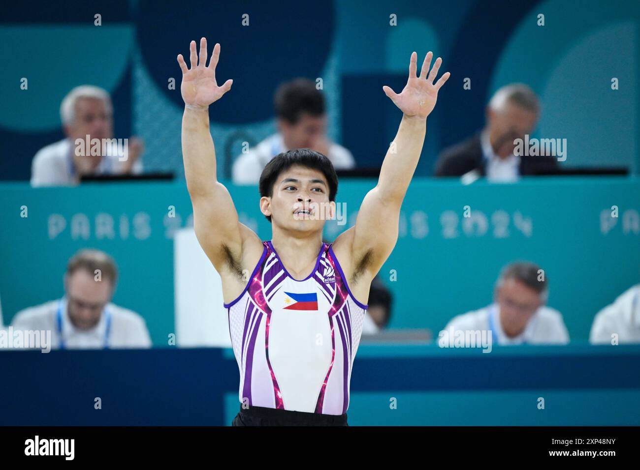 Paris, France. 03rd Aug, 2024. Carlos Edriel Yulo ( PHI ), Artistic ...