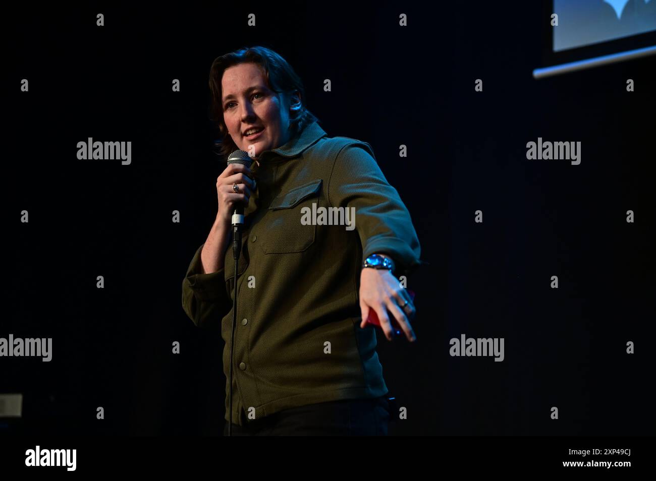 Edinburgh, Friday 2nd August, 2024. Mhairi Black, Scottish politician ...