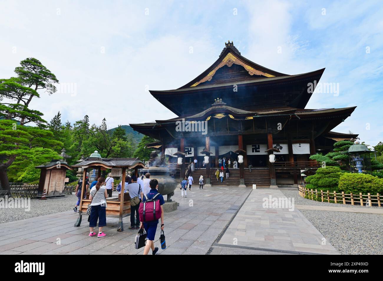 Zenkoji Temple, Famous Buddhist Temple in Nagano City Stock Photo - Alamy