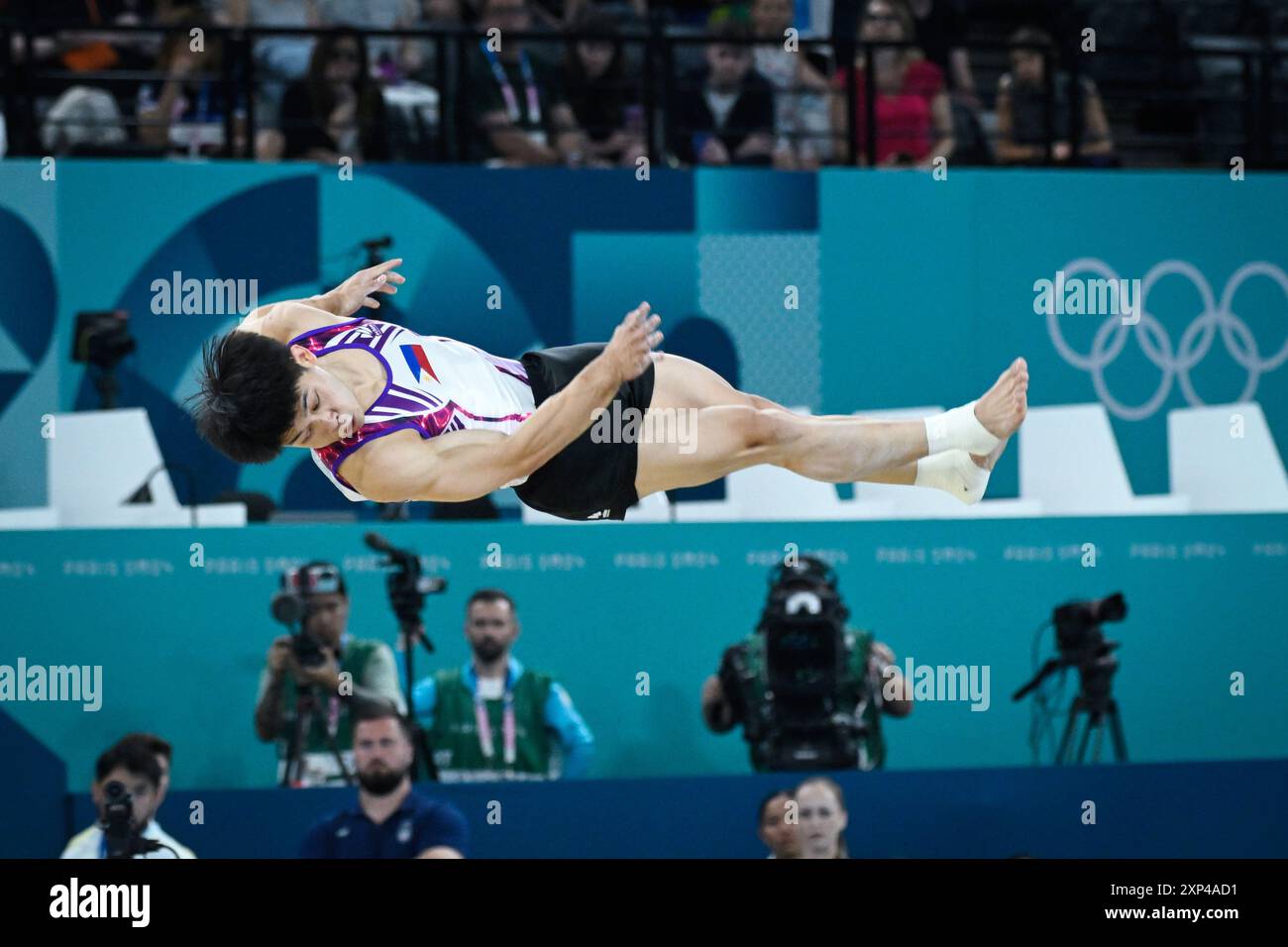Paris, France. 3rd Aug 2024. Carlos Edriel Yulo ( PHI ), Artistic ...
