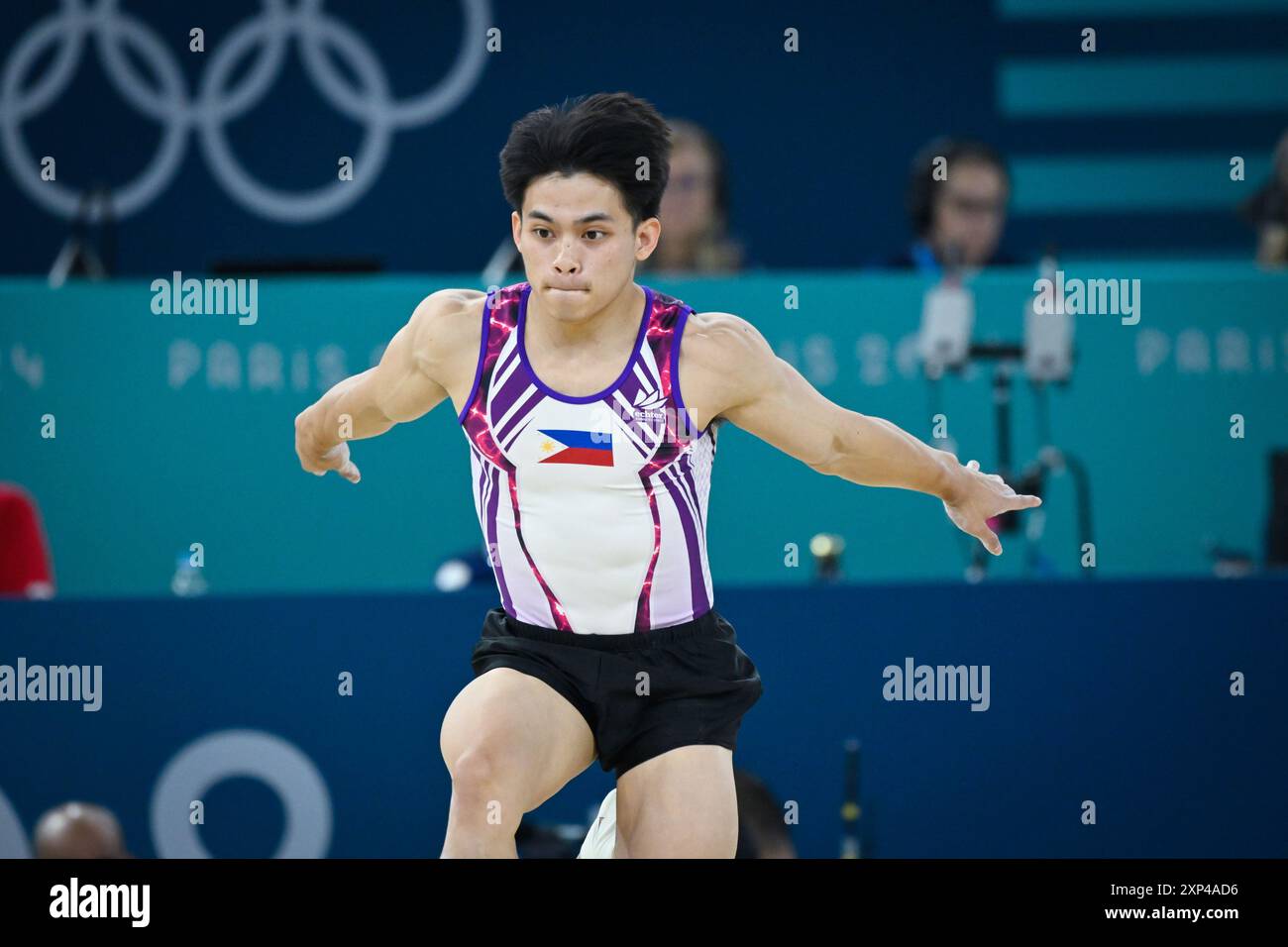 Paris, France. 3rd Aug 2024. Carlos Edriel Yulo ( PHI ), Artistic ...