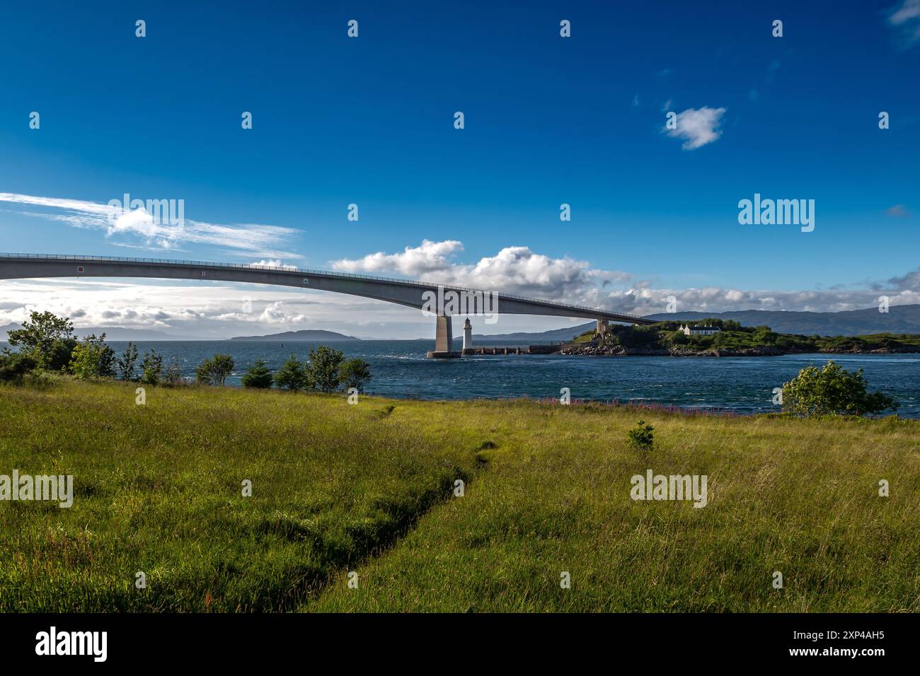 Skye Bridge In The Village Kyleakin On The Isle Of Skye At The Atlantic ...