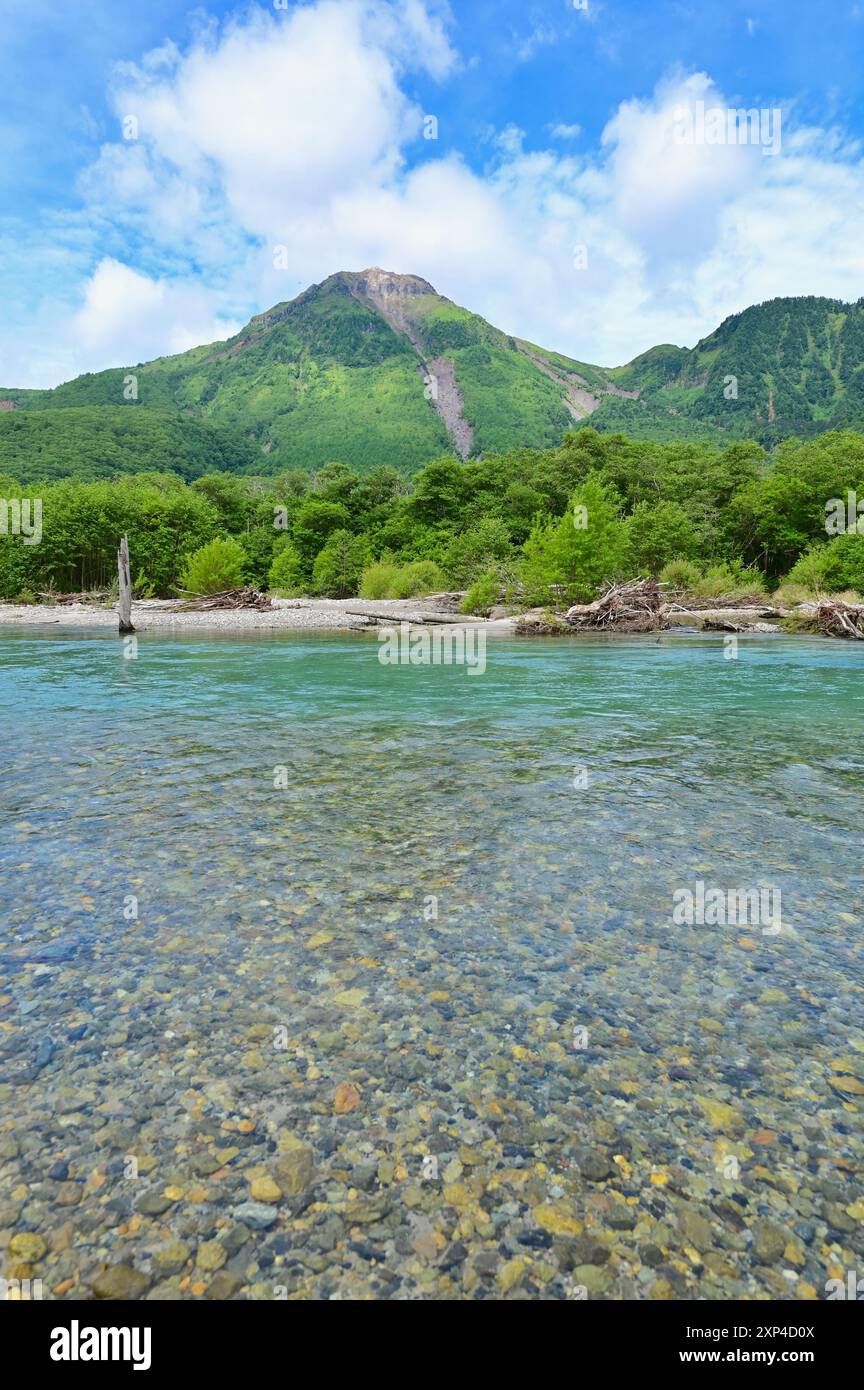 Mount Yakedake in Kamikochi, Chubu Sangaku National Park in Nagano ...