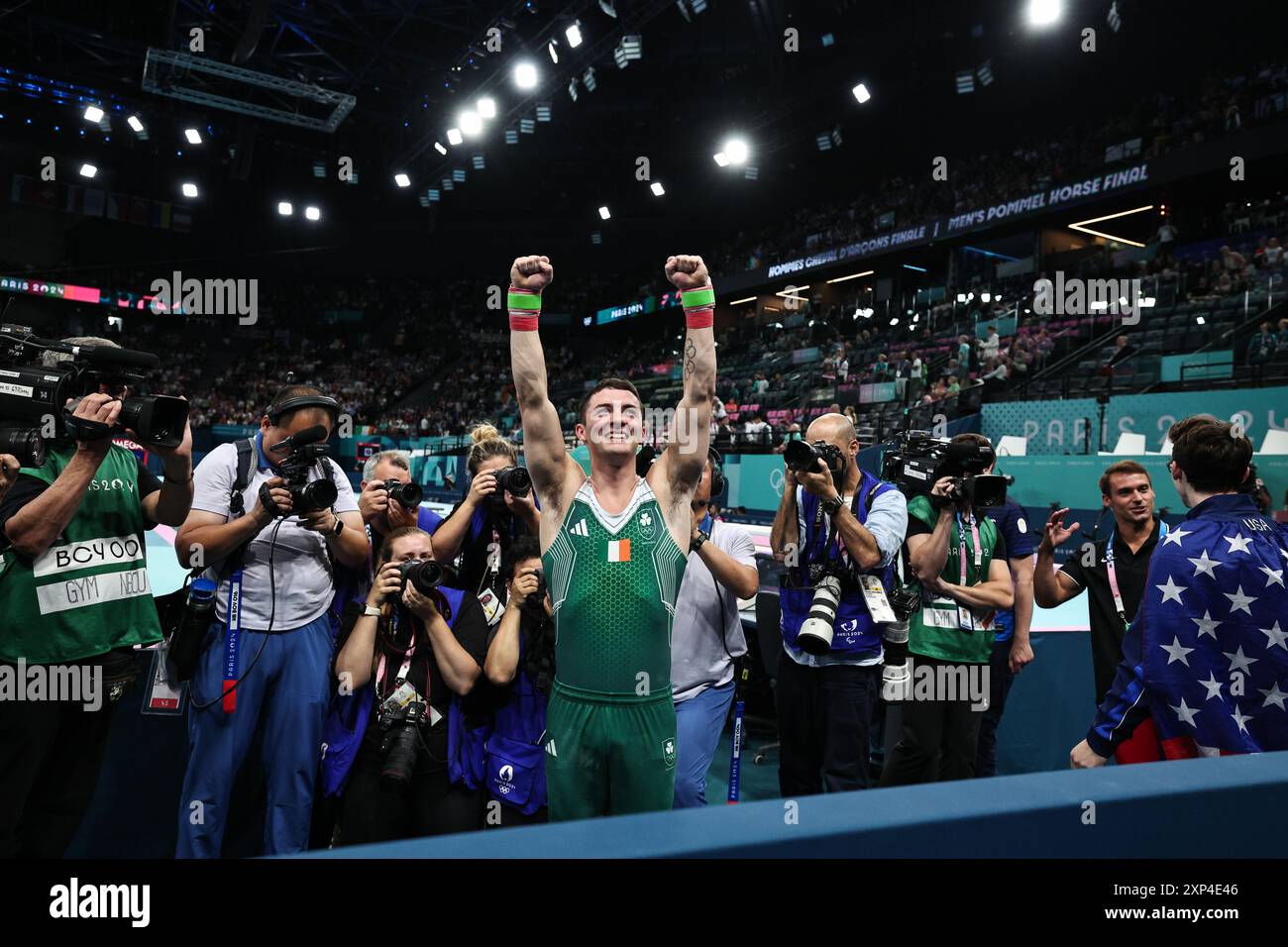 PARIS, FRANCE. 3rd Aug, 2024. Rhys McClenaghan of Team Ireland ...