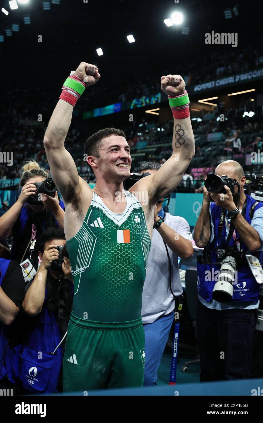 PARIS, FRANCE. 3rd Aug, 2024. Rhys McClenaghan of Team Ireland ...