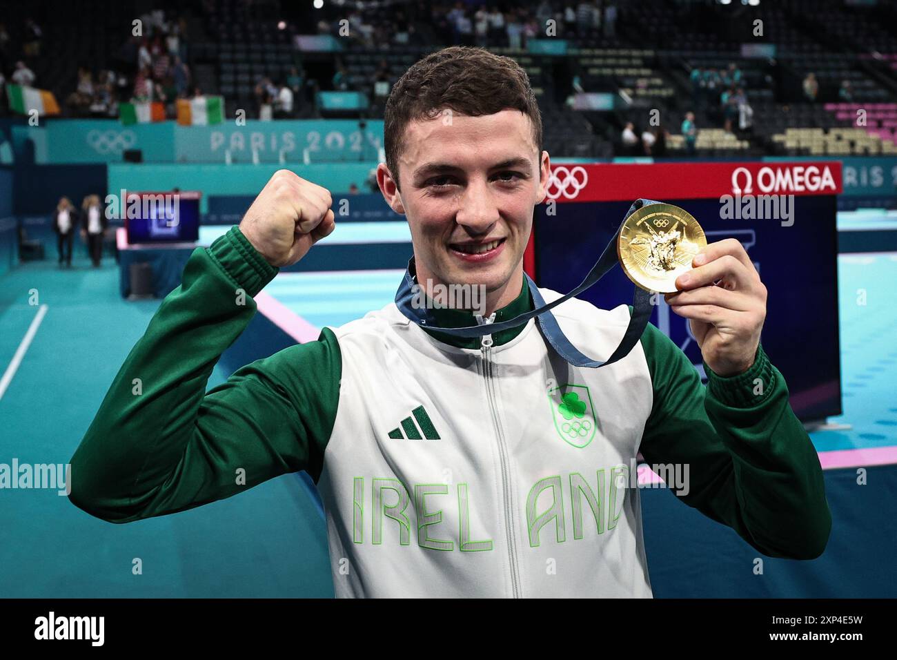 PARIS, FRANCE. 3rd Aug, 2024. Rhys McClenaghan of Team Ireland ...