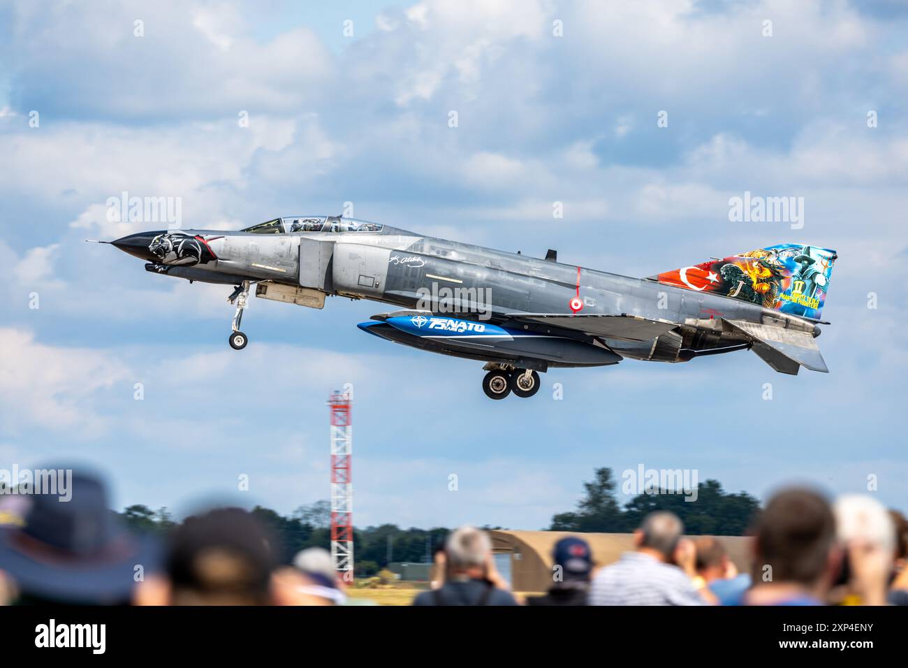 Turkish Air Force - McDonnell Douglas F-4E Phantom II, arriving at RAF ...