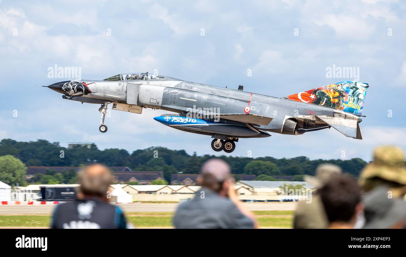 Turkish Air Force - McDonnell Douglas F-4E Phantom II, arriving at RAF ...