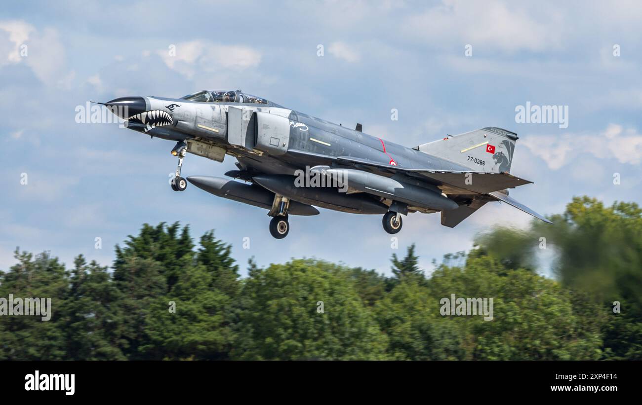 Turkish Air Force - McDonnell Douglas F-4E Phantom II, arriving at RAF ...