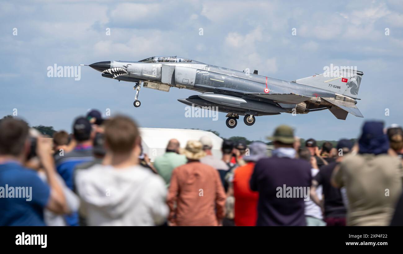 Turkish Air Force - McDonnell Douglas F-4E Phantom II, arriving at RAF ...