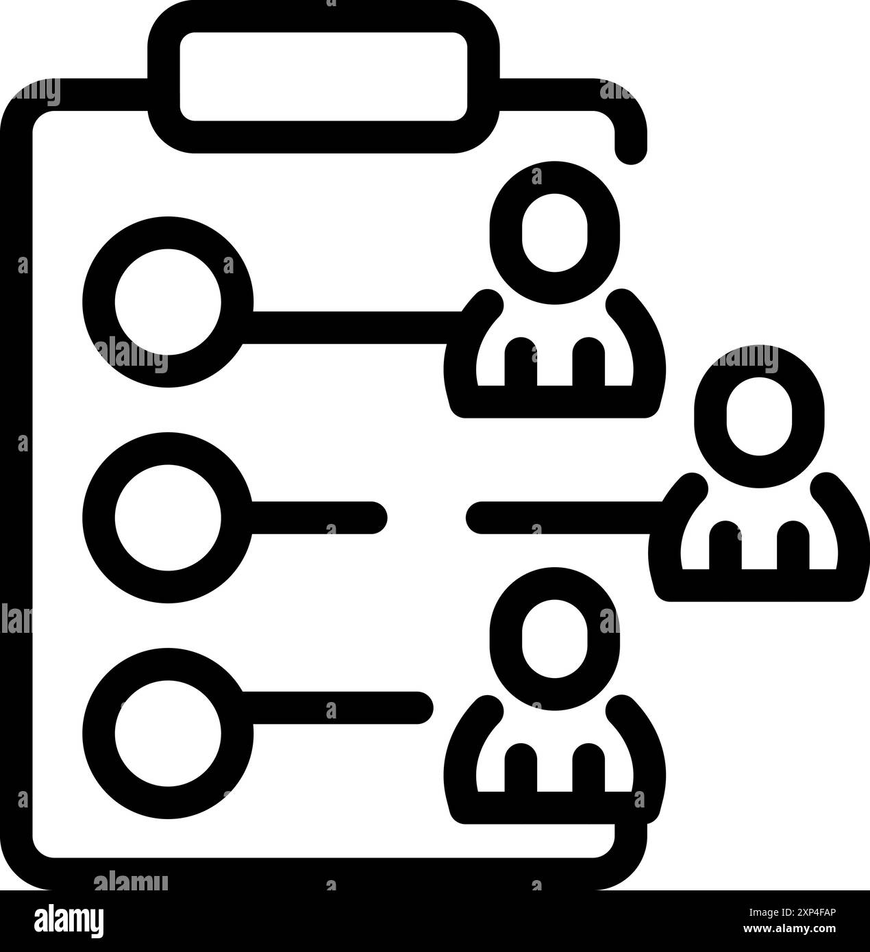 Icon of a business team collaborating on a project management plan ...