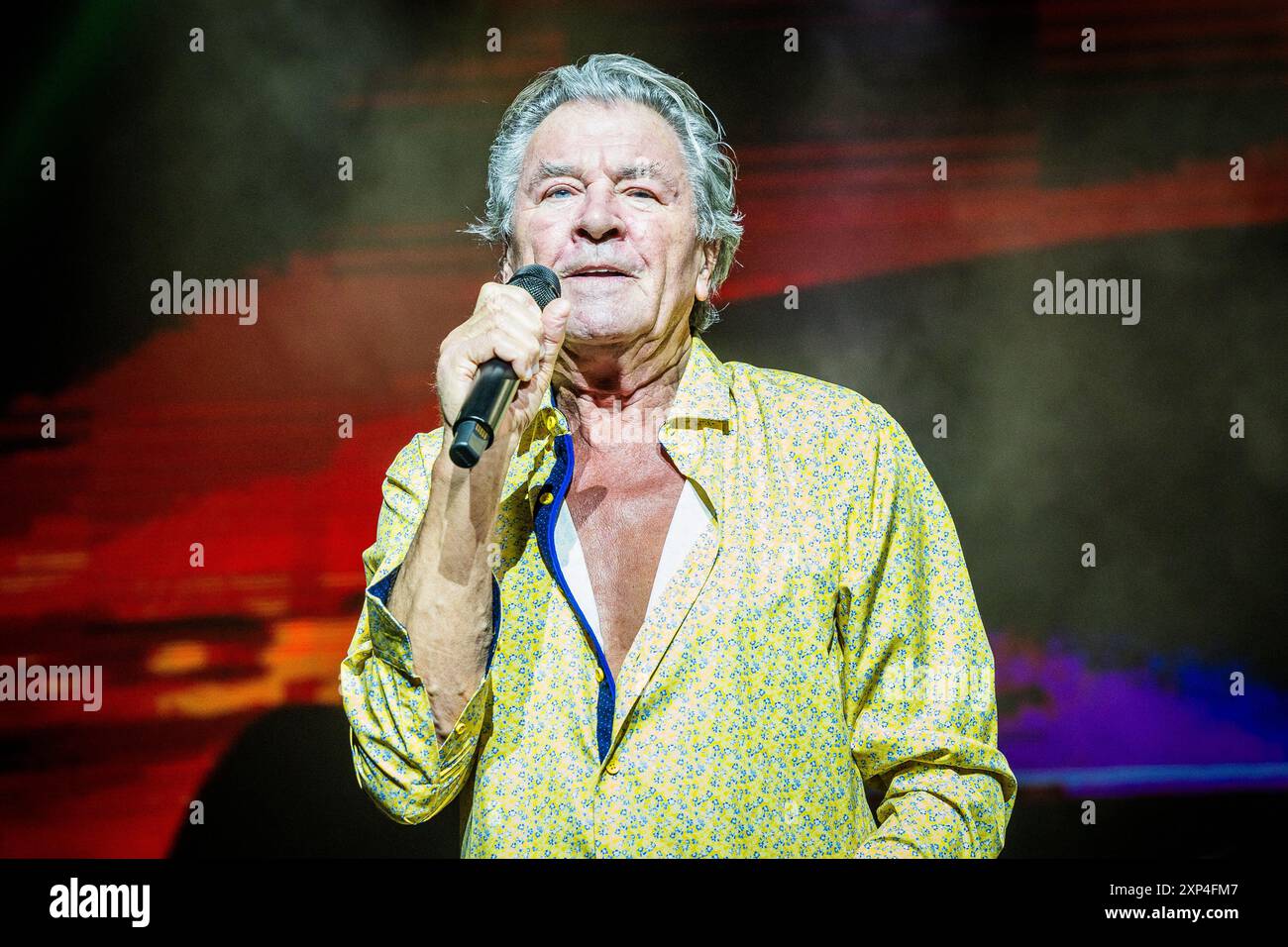 Ian Gillan of Deep Purple performing live in Norway on 2 August 2024 ...