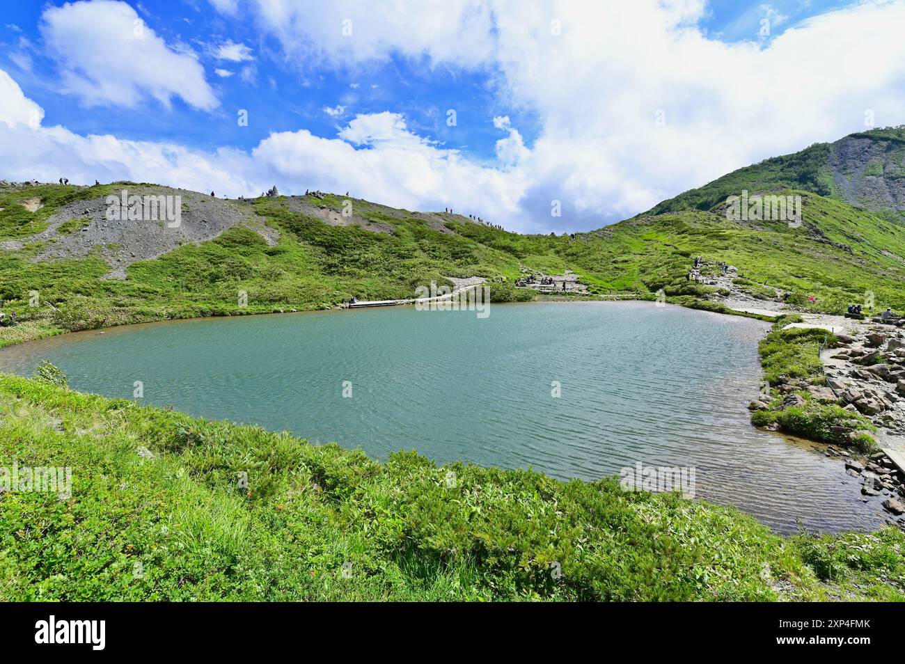 Happo-ike Pond in Hakuba Valley, Nagano Prefecture Stock Photo - Alamy