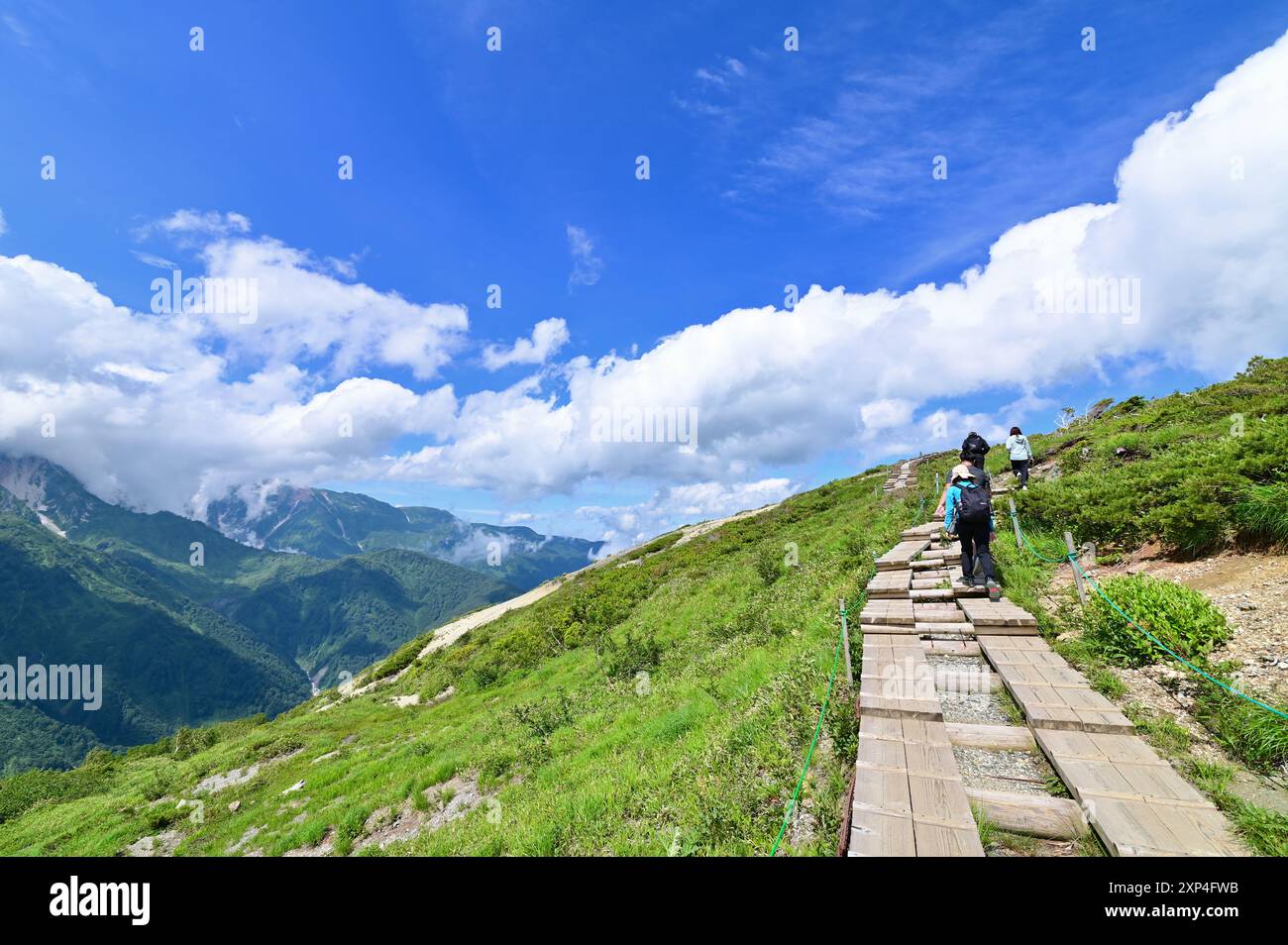 Summer Hiking to Hakuba Happo Pond in the Japanese Alps Stock Photo - Alamy