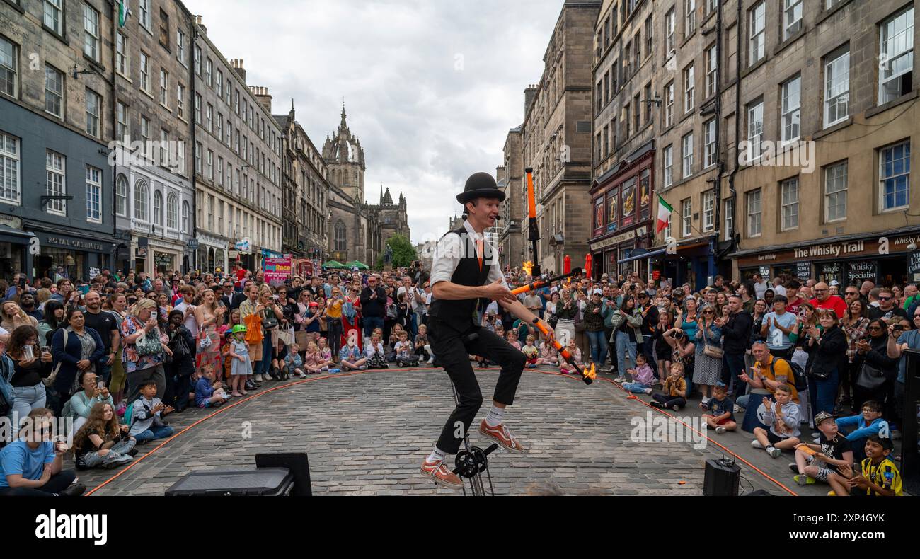 Edinburgh Scotland UK Saturday August 03 2024: Edinburgh Festival ...