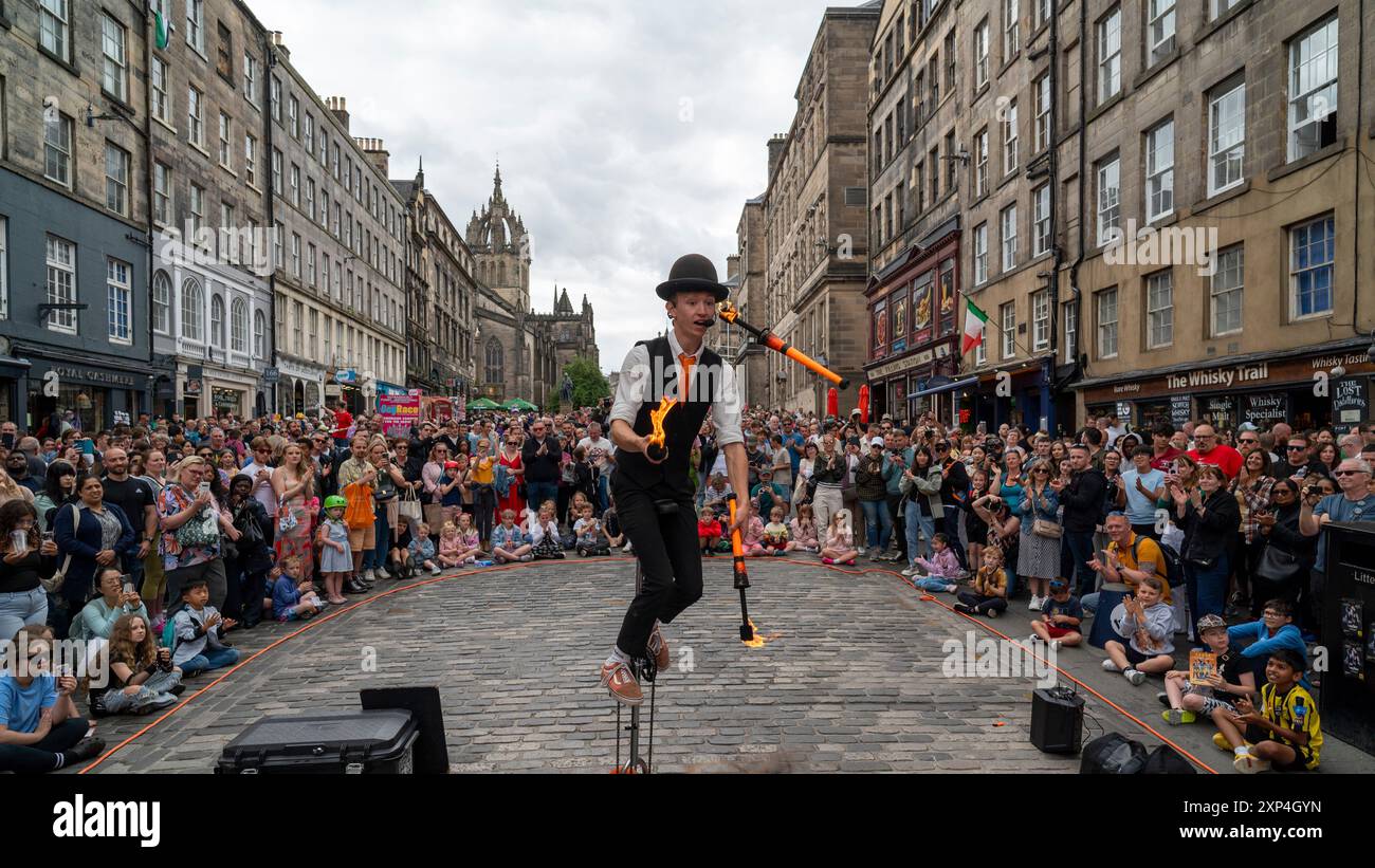Edinburgh Scotland UK Saturday August 03 2024: Edinburgh Festival ...