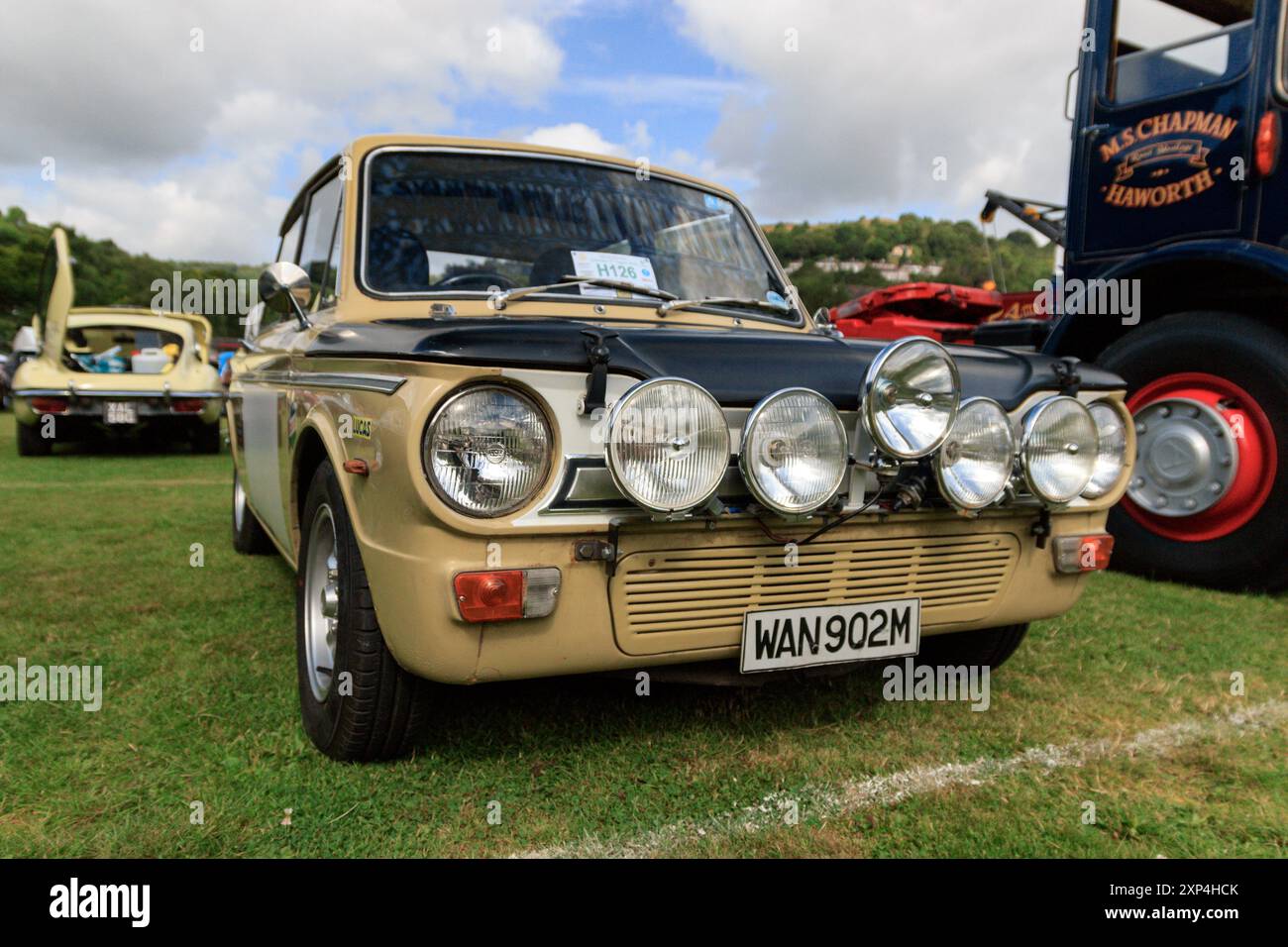Hillman Imp Super. Hebden Bridge Vintage Weekend 2024 Stock Photo - Alamy