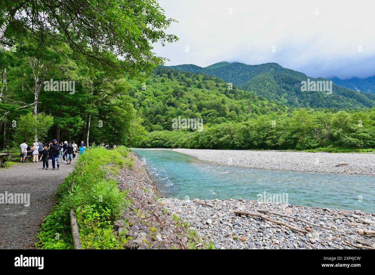 Hiking Route to Kappa-bashi Bridge, Natural Landmark in Kamikochi ...
