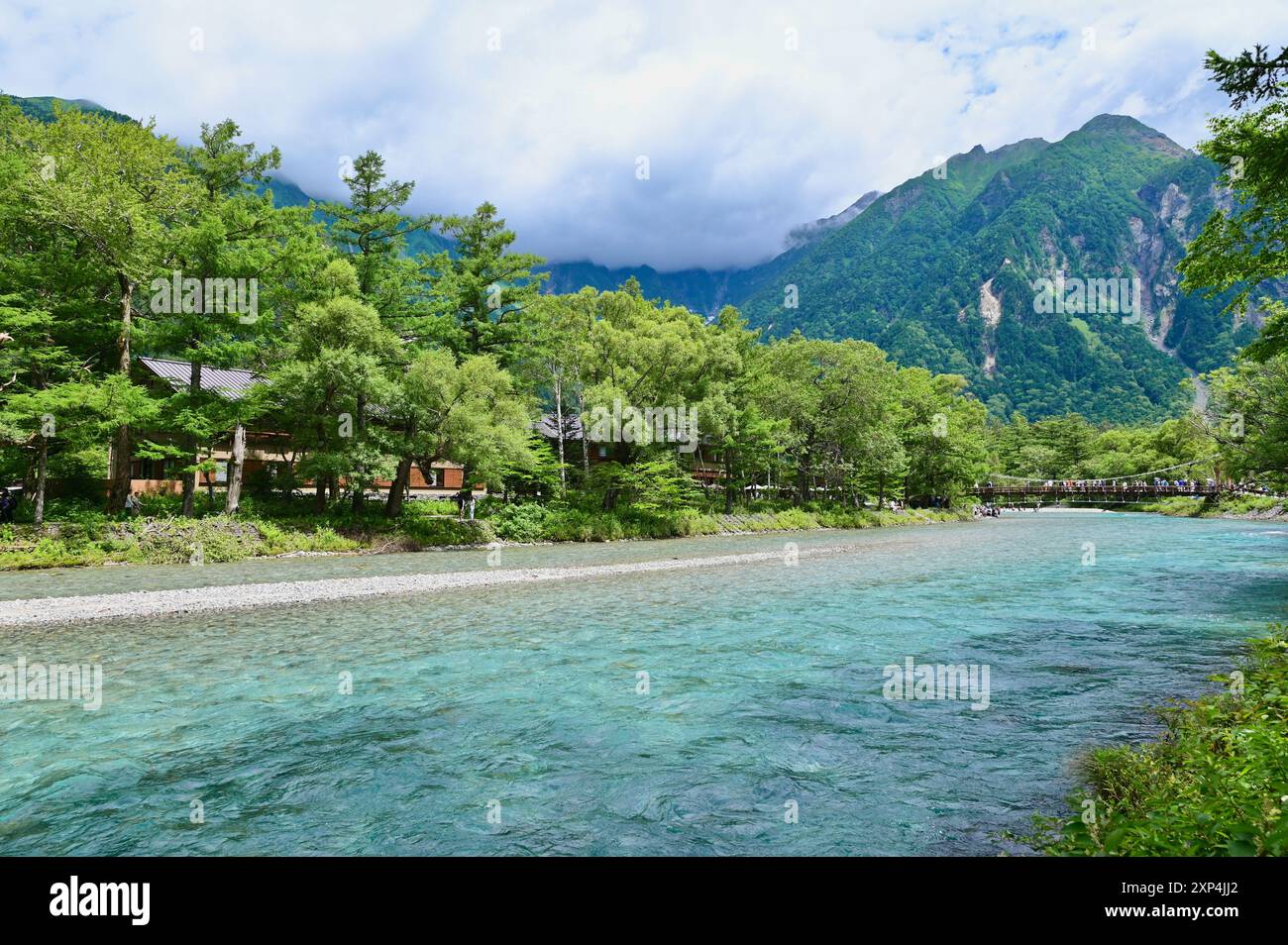 Landscape of Kamikochi in the Japanese Alps Stock Photo - Alamy
