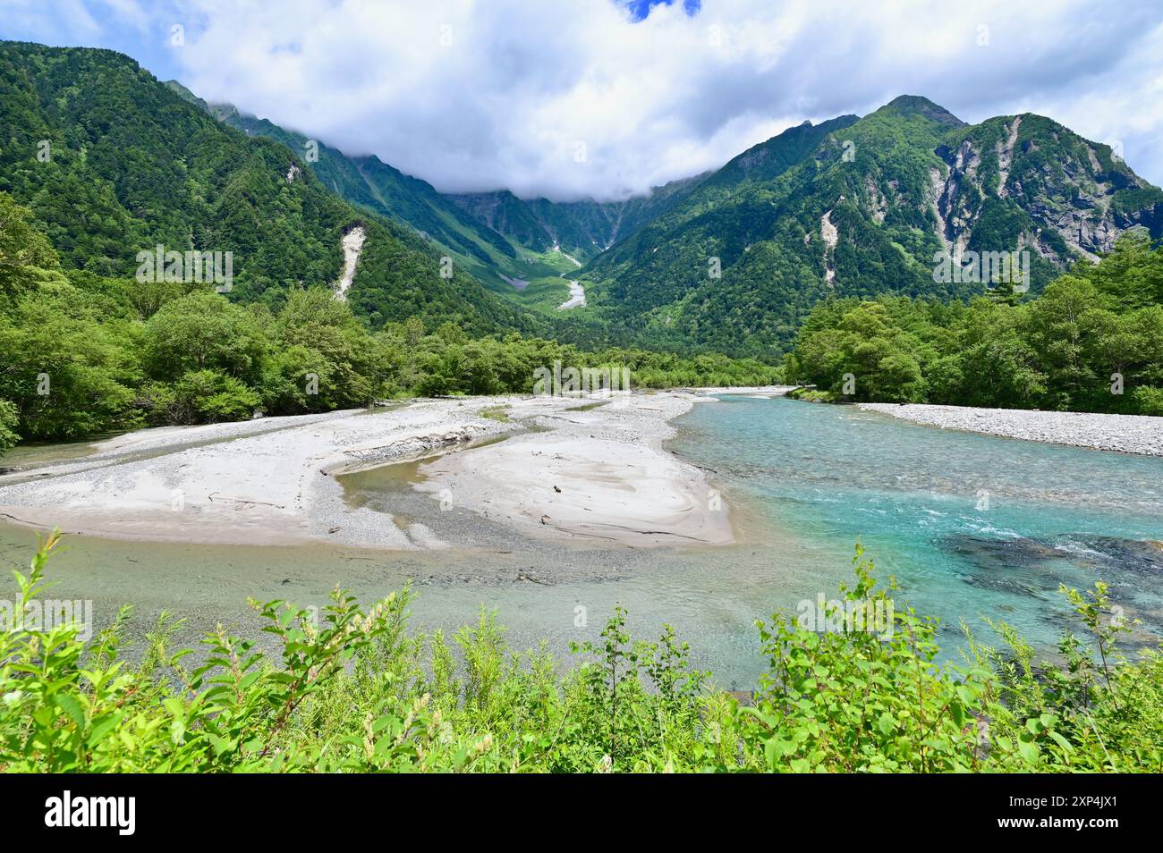 Kamikochi in the Northern Japan Alps of Nagano Prefecture, Japan Stock ...
