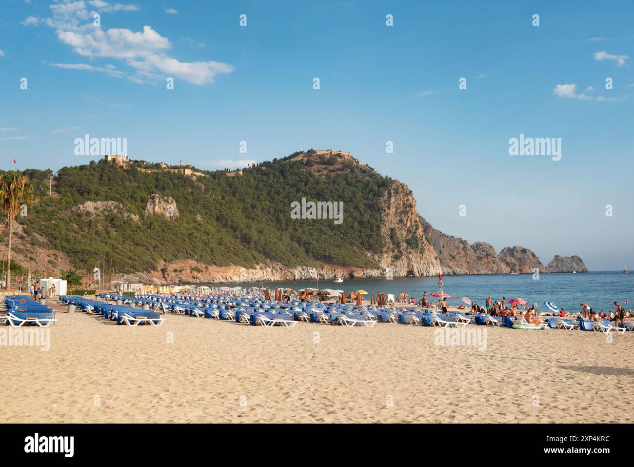 Cleopatra beach, named after the Egyptian Queen in the Turkish holiday ...