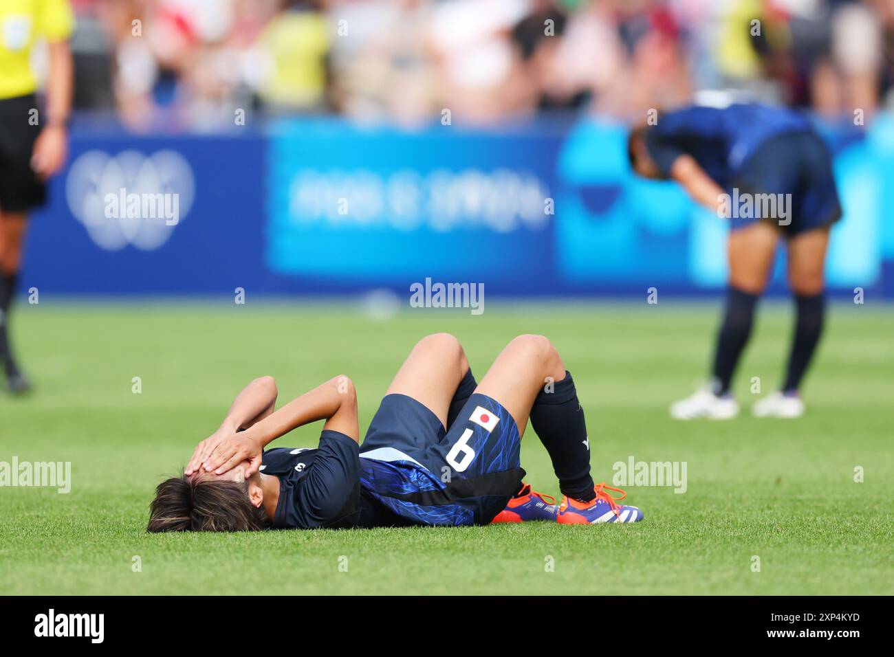 Paris, France. 3rd Aug, 2024. Riko Ueki (JPN) Football/Soccer : Women's ...