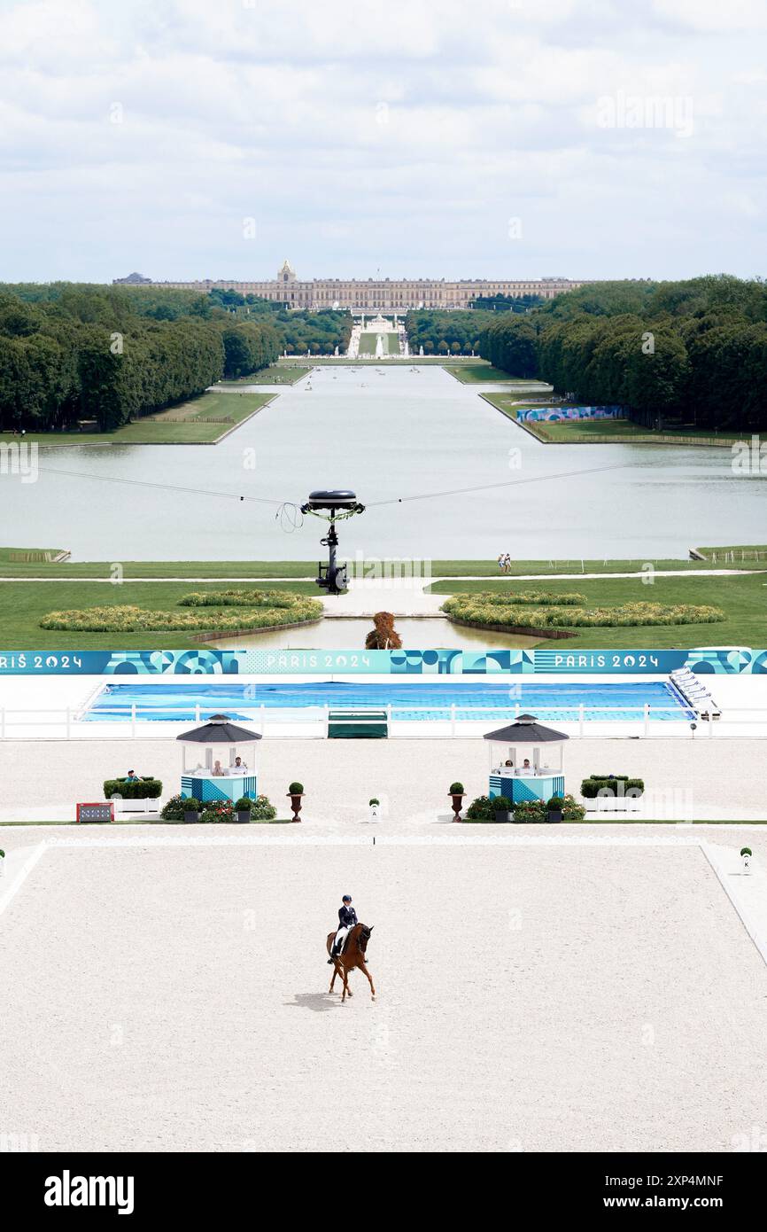 Paris, France. 03rd Aug, 2024. General view the Equestrian Dressage ...