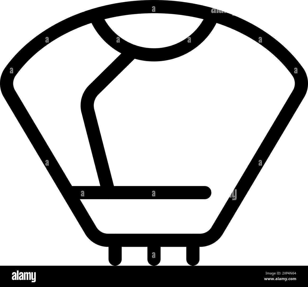 Spinal cord injury brace Stock Vector Images - Alamy