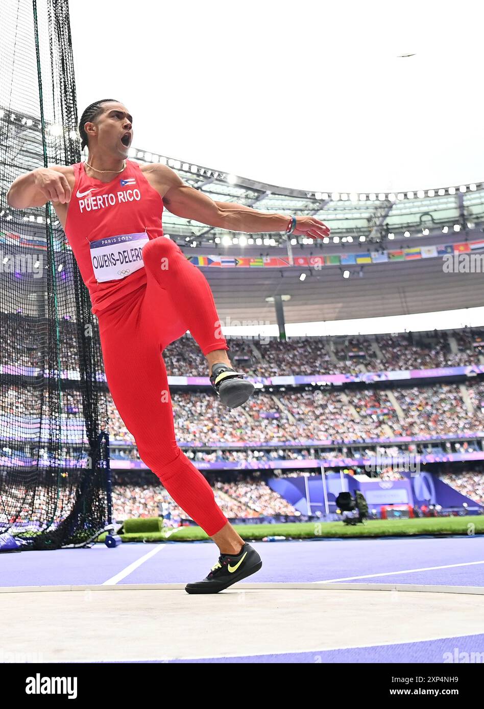 Paris, France. 3rd Aug, 2024. Ayden Owens-Delerme of Puerto Rico ...