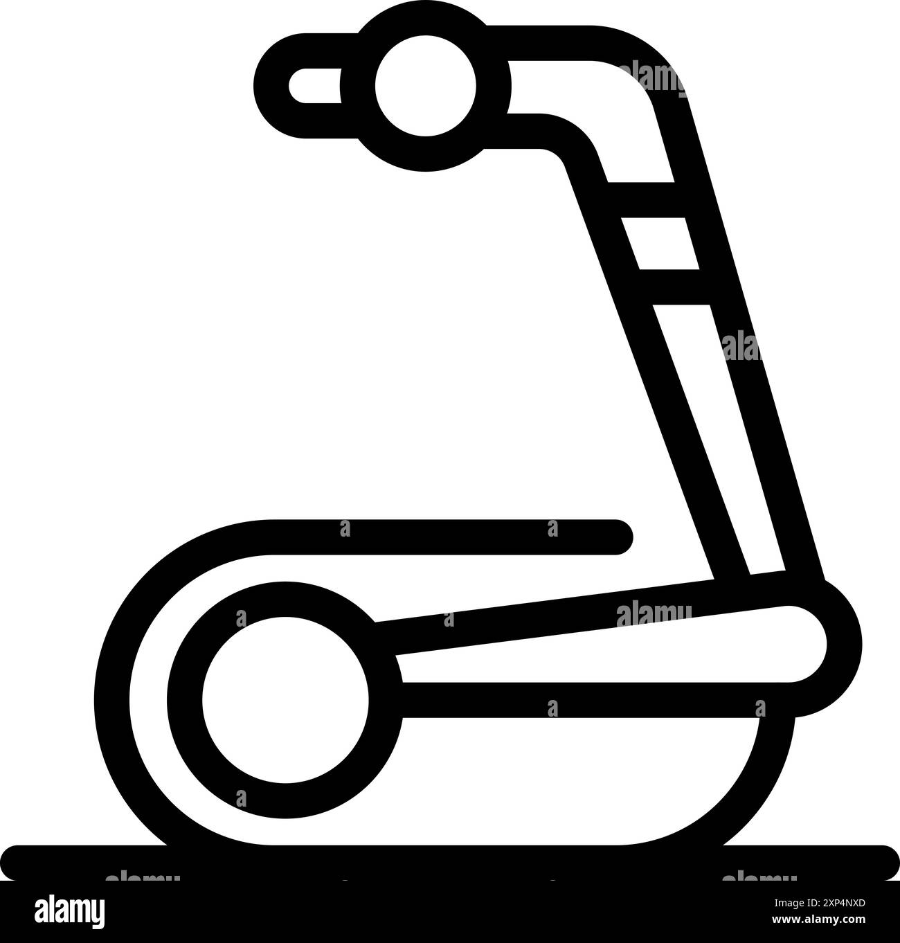 Simple line icon of a treadmill, symbolizing a healthy lifestyle and ...