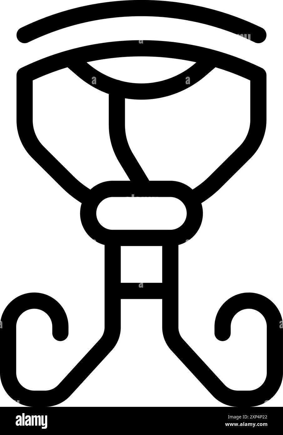 Line art icon of the eye of horus, an ancient egyptian symbol of ...