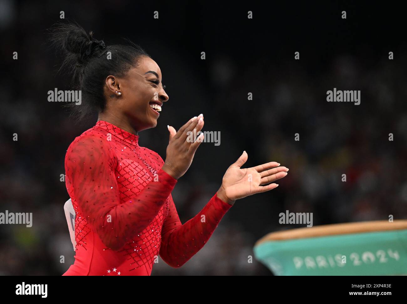 Simone biles 2024 olympic hi-res stock photography and images - Alamy