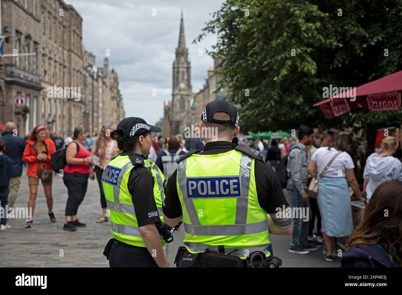 Edinburgh Fringe, Royal Mile, Scotland, UK. 3 August 2024. Busy ...