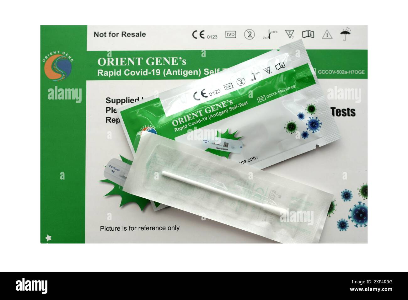 Rapid 19 covid self test kit Stock Photo - Alamy