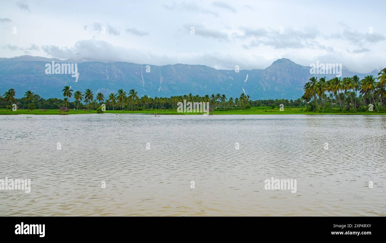 Scenic Kollengode Village with Nelliyampathy Mountains and Seetharkundu ...