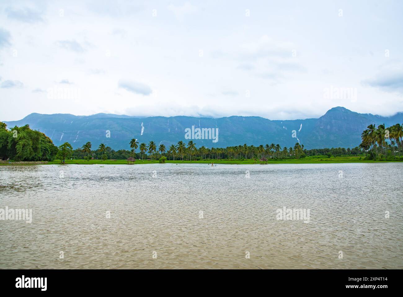 Scenic Kollengode Village with Nelliyampathy Mountains and Seetharkundu ...